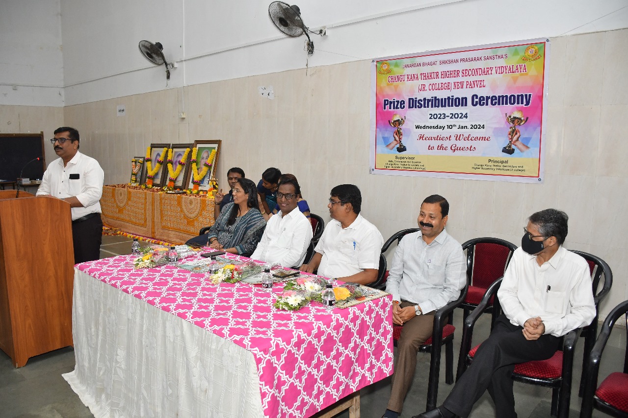 First Prize Distribution – C. K. Thakur Vidyalaya & Jr. College